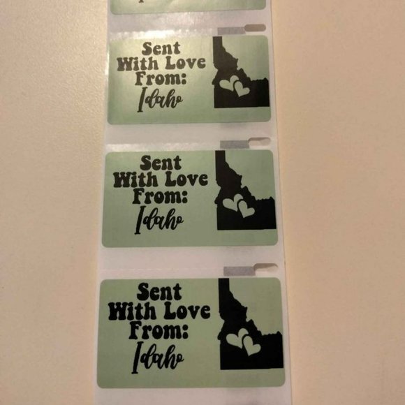 Hand Crafted | Office | 0 Idaho Shipping Labels Thermal Packaging ...